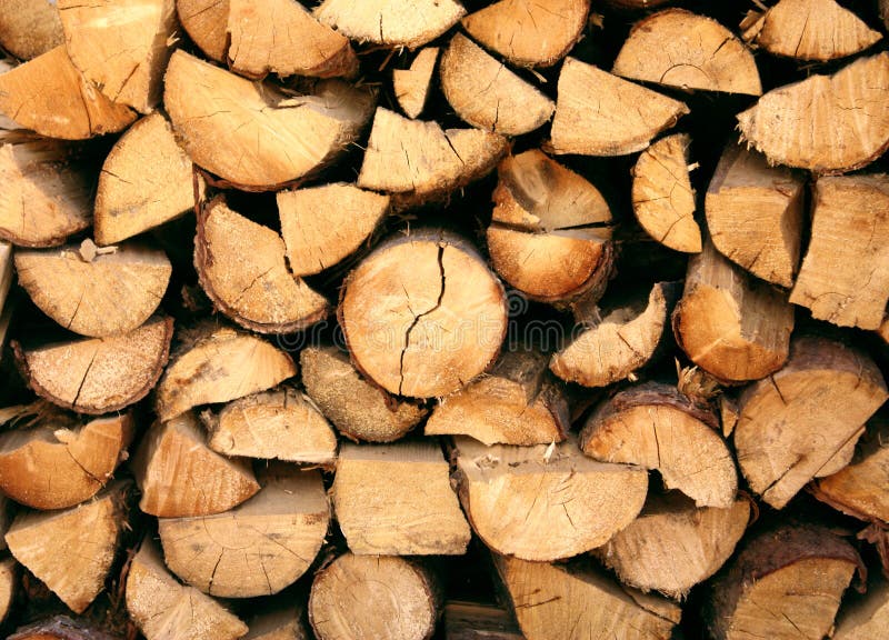 Stack of Firewood - Wood Background - Abstract Wood Stack Stock Image ...