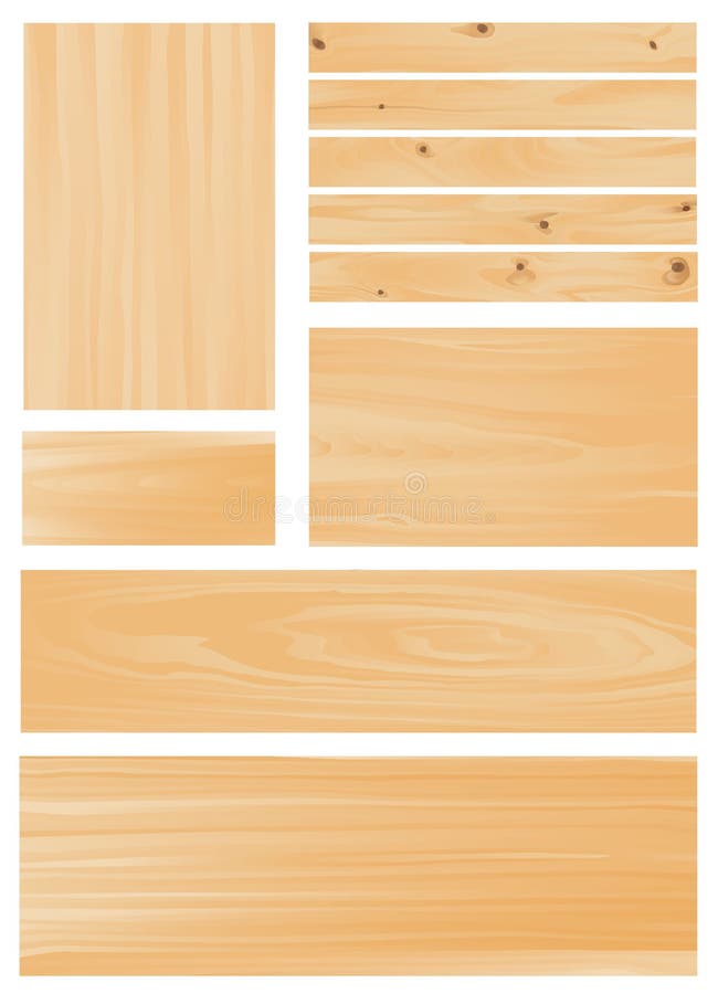 Seamless Wood Pattern (Vector) Stock Vector - Illustration of flooring ...