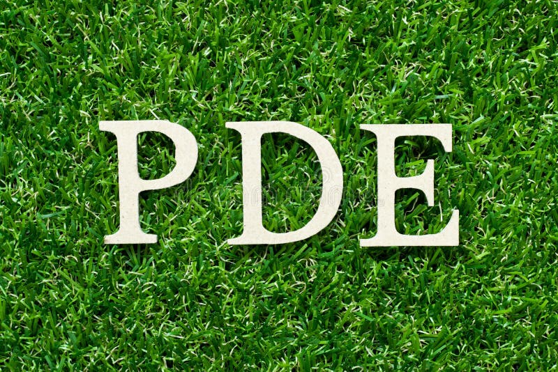 Wood Letter in Word PDE Abbreviation of Permitted daily Exposure ...