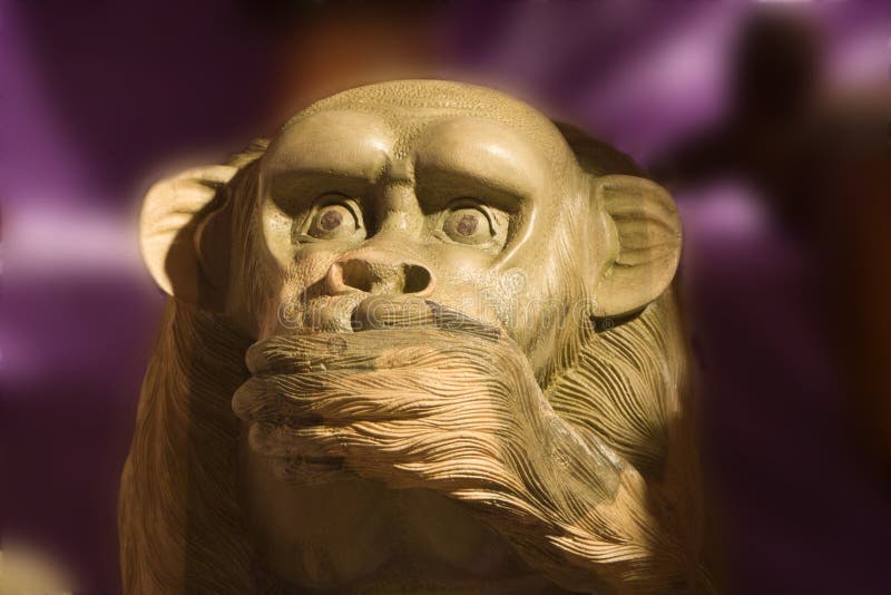 Wood ape stock image. Image of market, silence, simian - 3783655