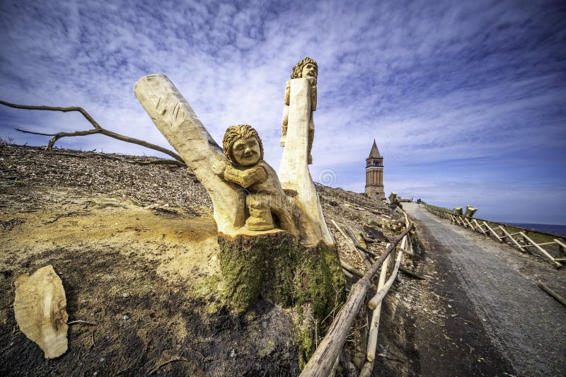 Wood Art Made of Fallen Trees on the Danish National Monument ...