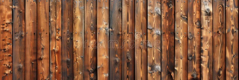 Wood Background Banner Panorama - Texture of Brown Wooden Panel Wall ...