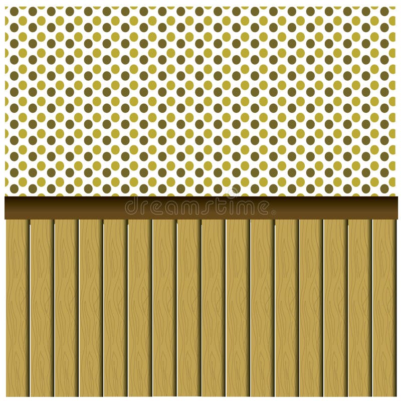 Wood Background and Green Dots Stock Vector - Illustration of green ...