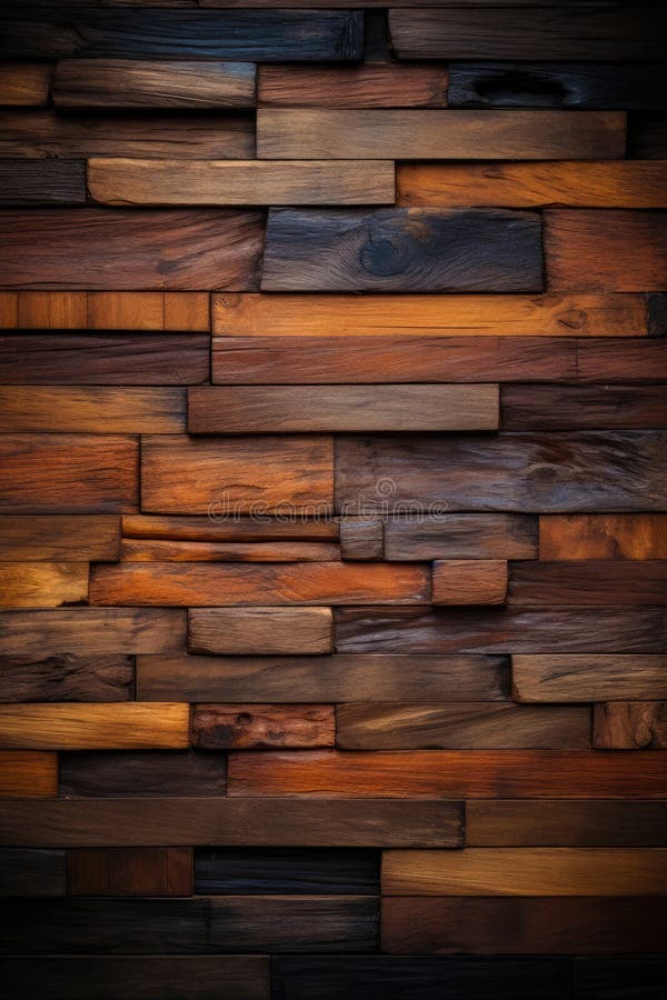 Wood Background. Modern Wooden Facing Background. Dark Wooden Banner ...