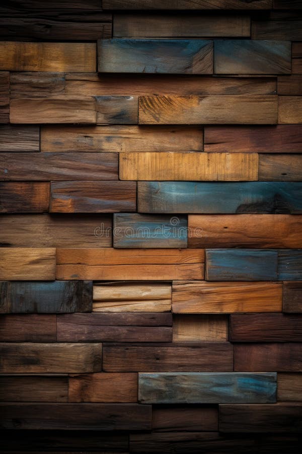 Wood Background. Modern Wooden Facing Background. Dark Wooden Banner ...