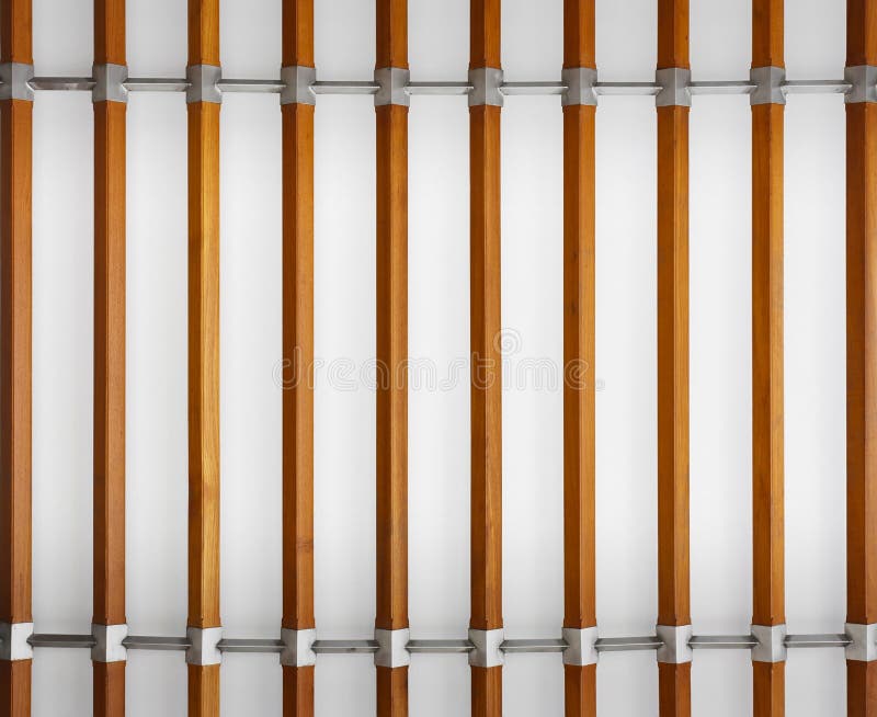 Wood Baluster on Cement Wall Stock Image - Image of decor, beautiful ...