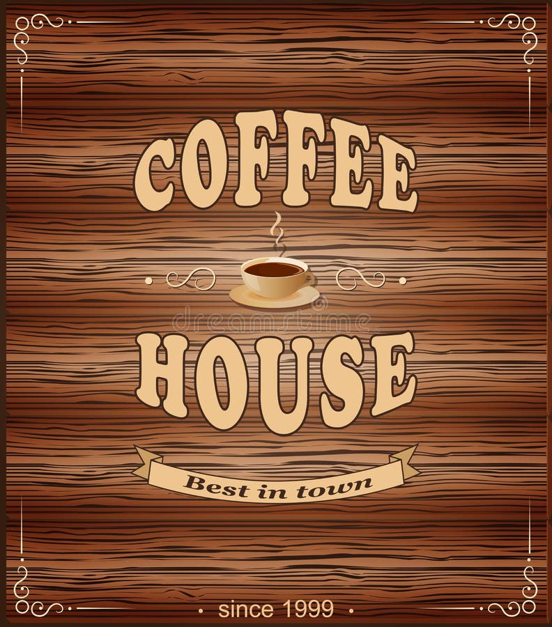 Banner for coffee stock vector. Illustration of idea - 57124124
