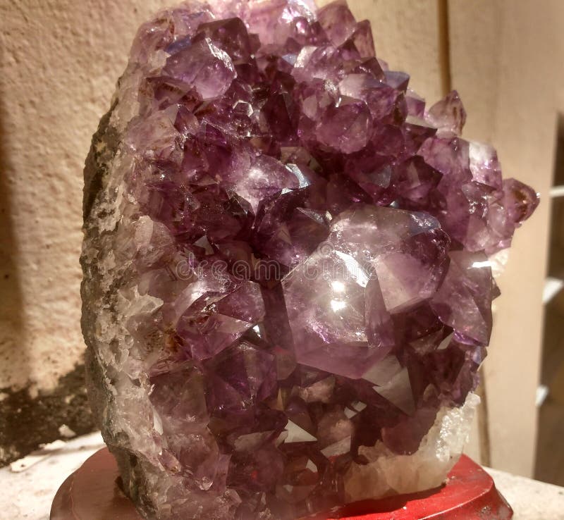 Wood-based amethyst druse stock photo. Image of druse - 145840008