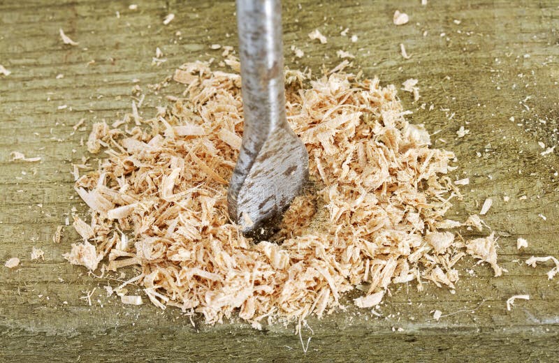 Wood bit stock image. Image of tool, repair, project - 22483849