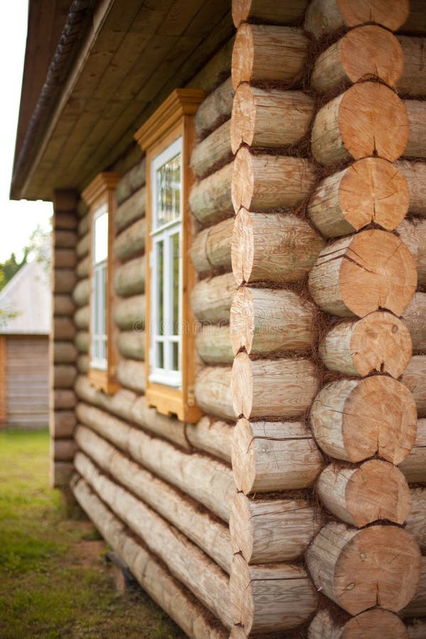 Wood blockhouse stock photo. Image of wall, block, hardwood - 13252582