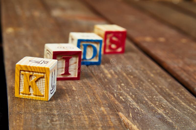Wood Blocks stock photo. Image of letters, preschool - 51856890