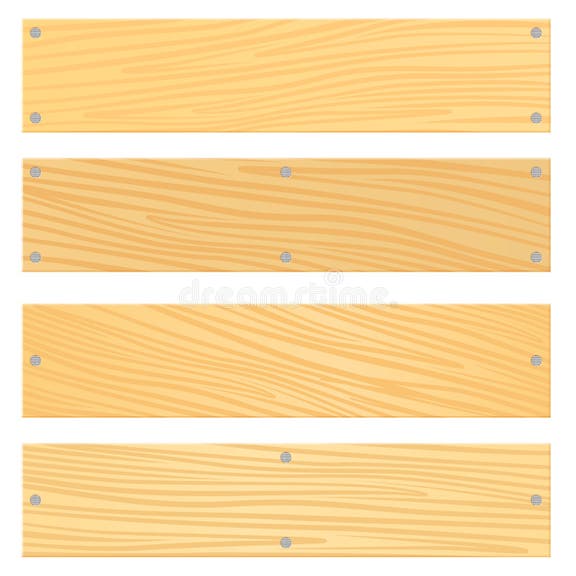 Wood Board Realistic Sign Stock Illustrations – 5,074 Wood Board ...