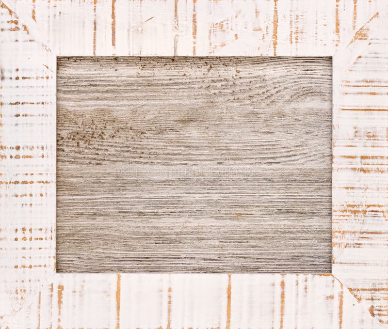 Wood Board Framed in Vintage Frame Stock Image - Image of hardboard ...
