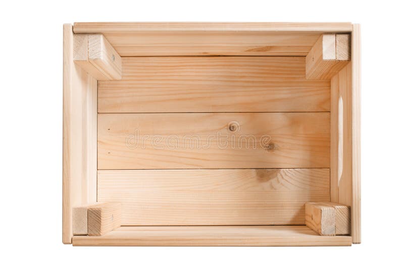 Wood box isolated stock photo. Image of isolated, keeping - 221306602