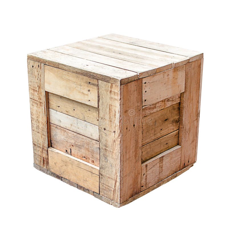 Single Piece of Dark Wood, Isolated on White Stock Image - Image of ...