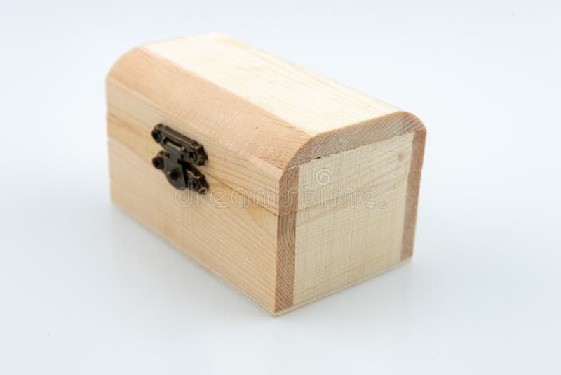 Wood Box Isolated on White Background Stock Image - Image of beautiful ...