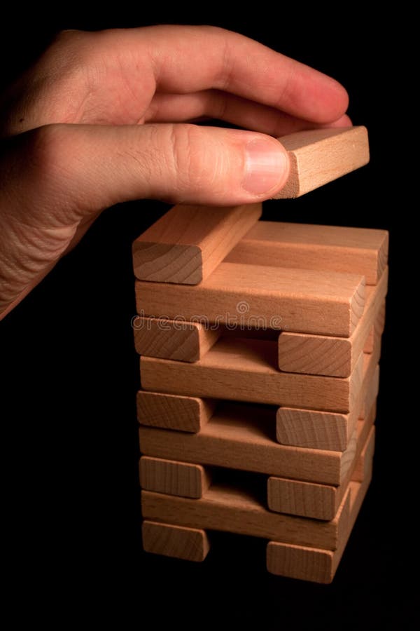 Wood brick tower stock image. Image of texture, rubble - 12015459