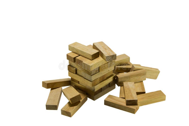Wood bricks a child game stock image. Image of piece - 44162529