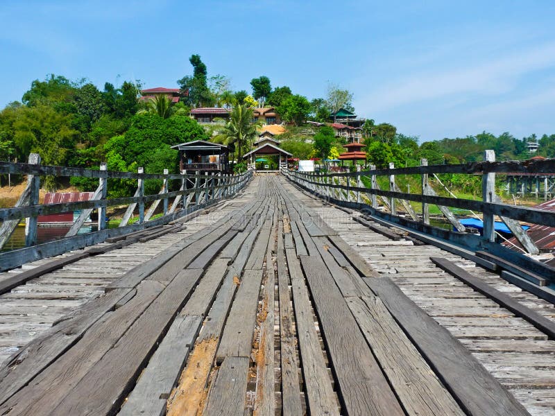 Wood bridge stock photo. Image of travel, design, transportation - 13699586