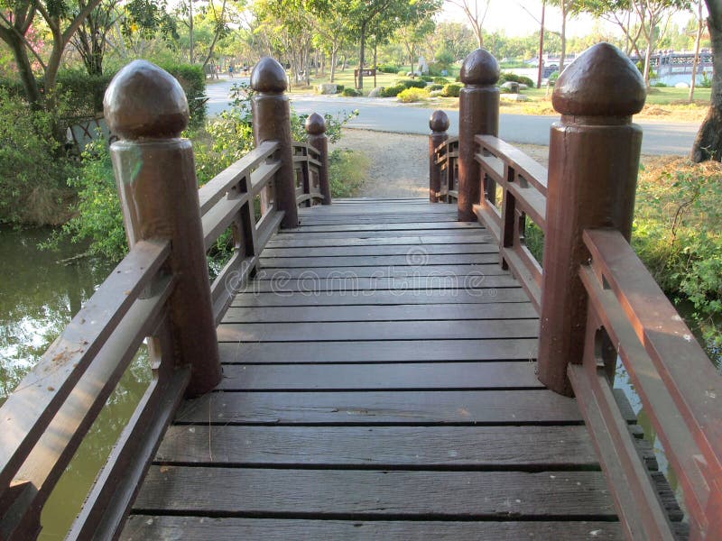 Wood bridge close up stock photo. Image of landscape - 140032574