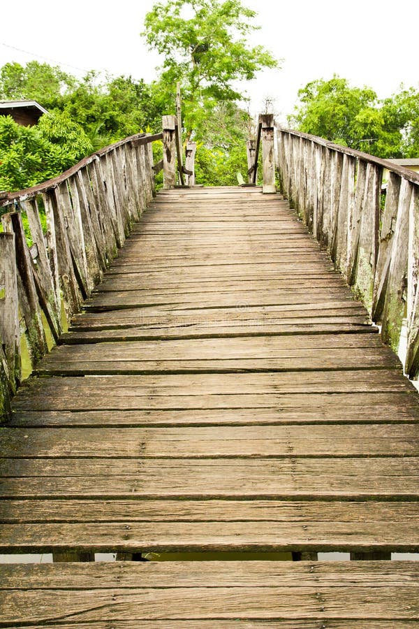 The Wood Bridge stock photo. Image of summer, fresh, landscape - 15998254