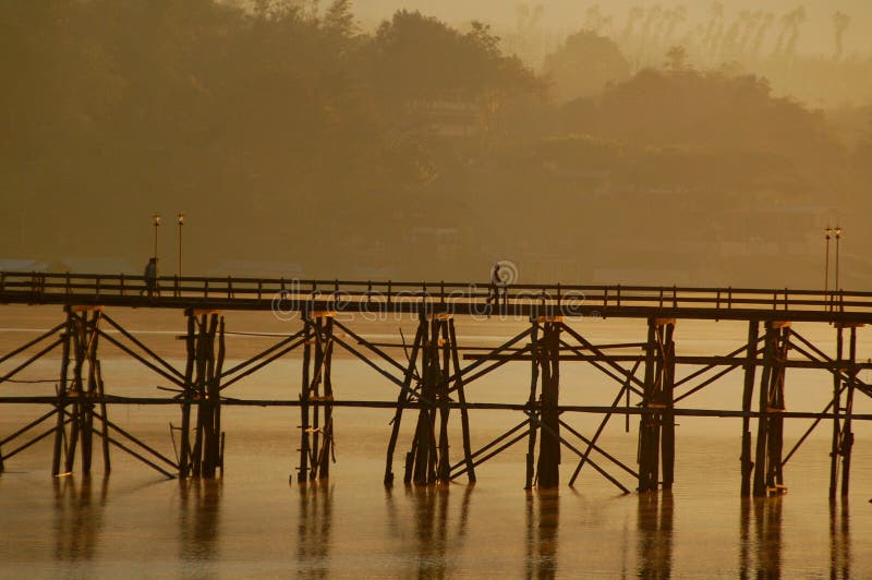 Wood bridge stock image. Image of peace, holiday, relax - 27295929
