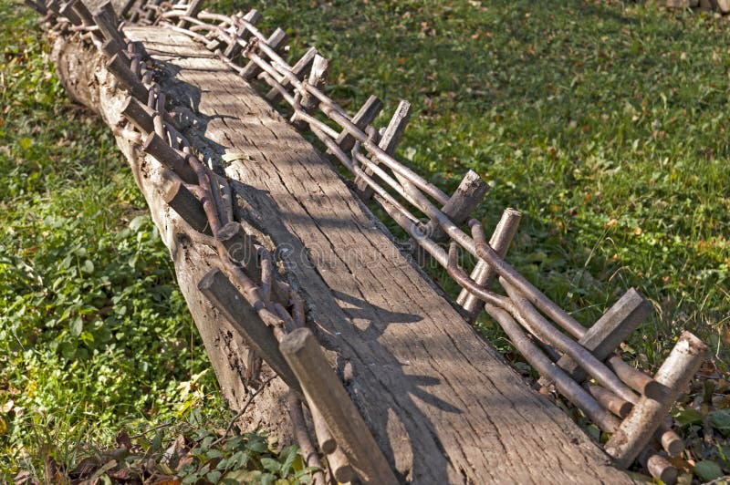 Wood bridge stock image. Image of foot, wood, rural, green - 27698697