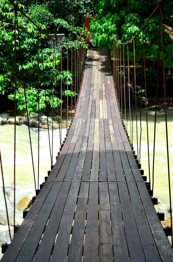 Wood bridge stock image. Image of river, bridge, wooden - 34296093