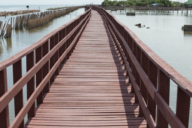 Wood bridge stock photo. Image of water, wood, barrage - 92411622
