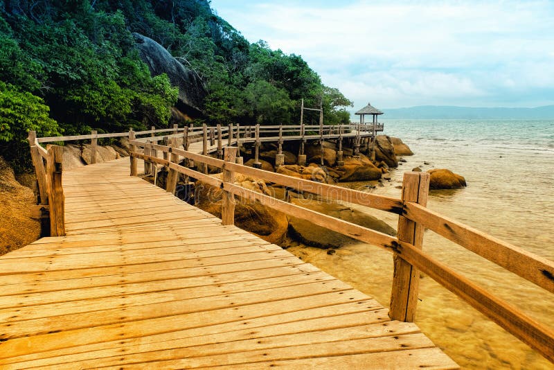 Detail and Close Up Wood Bridge,Wooden Pier Stock Photo - Image of ...