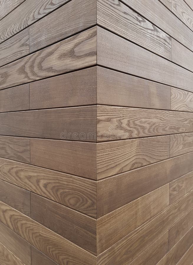 Wood Building Facade Decoration, House Corner, Ash Tree Stock Photo ...