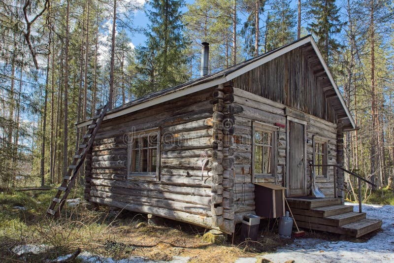 Wood building. stock image. Image of architecture, windows - 346440659