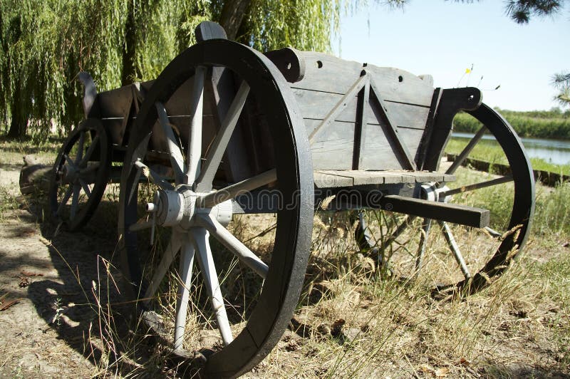 Wood Cart Picture. Image: 1040356