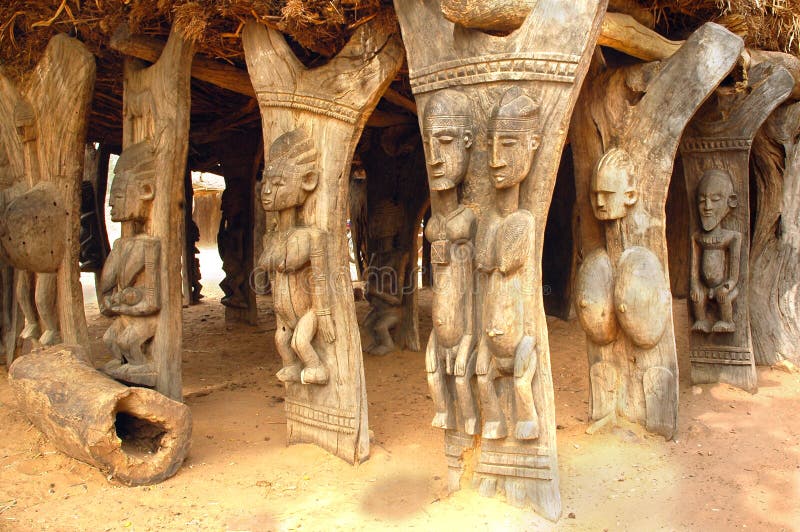 Dogon door stock image. Image of dogon, sacred, idols - 8517595