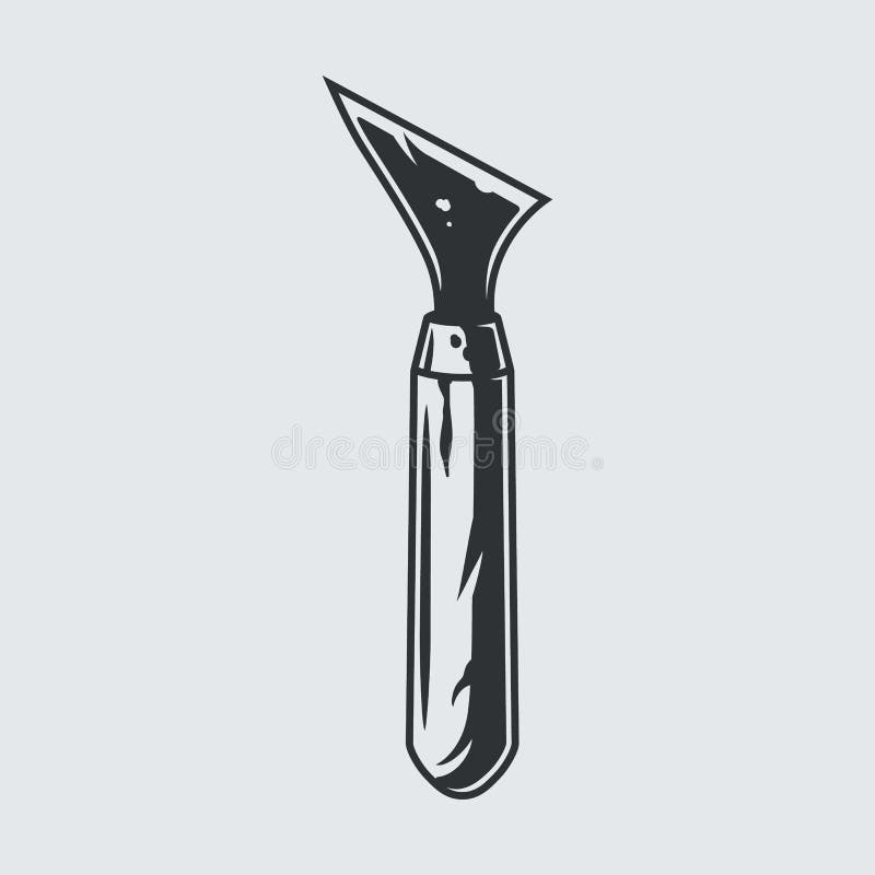 Wood Carver, Chisel for Carpentry, Carving Tool Stock Vector ...