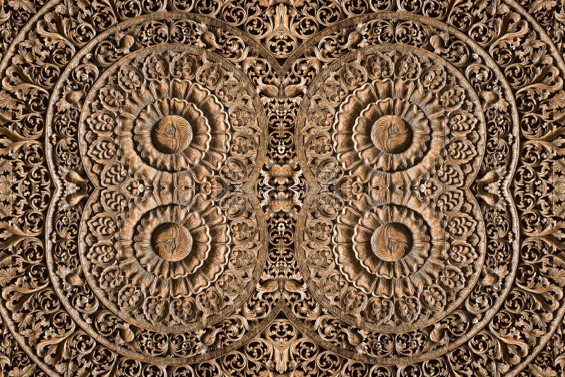 Wood carving patterns. stock photo. Image of antique - 295401500