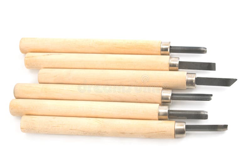 Wood carving tools stock image. Image of spruce, hobbies - 29698143
