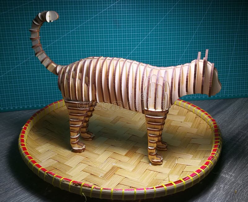 Wood cat bamboo stock image. Image of nature, wood, texture - 288960823