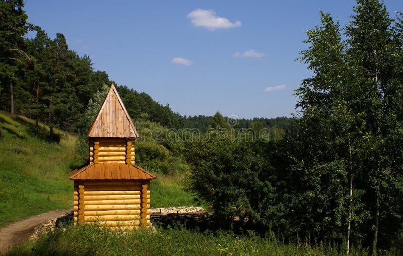 Wood chapel stock image. Image of outdoor, america, outside - 8641905