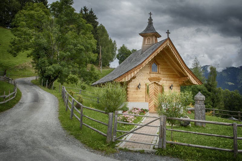 Wood chapel stock image. Image of outdoor, america, outside - 8641905