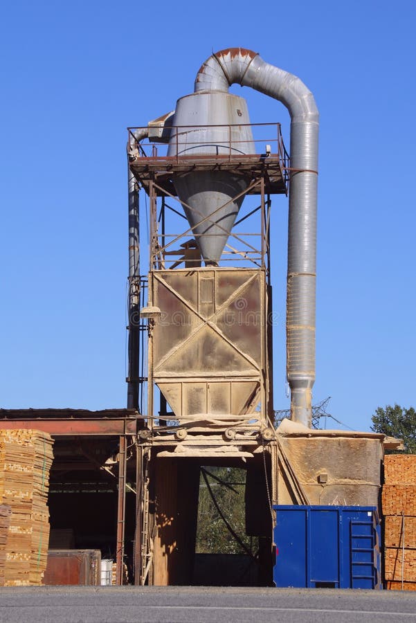Wood Chip Loader stock image. Image of manufacturing - 57382733