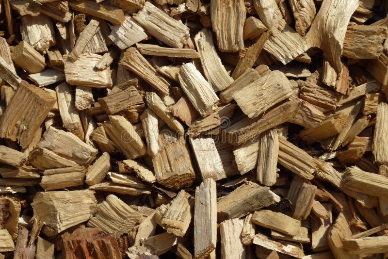 Wood chips stock image. Image of freshly, gardening, texture - 2223889