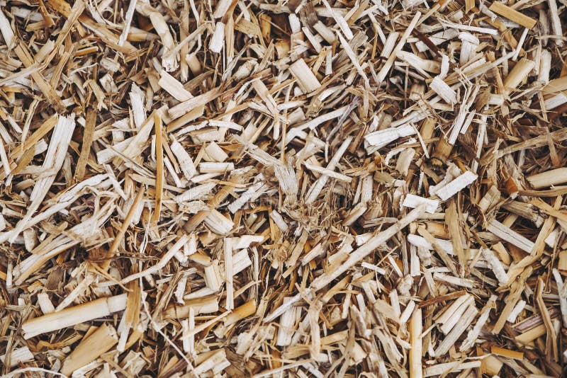 Wood Chips for Agricultural Mulching Stock Photo - Image of pieces ...