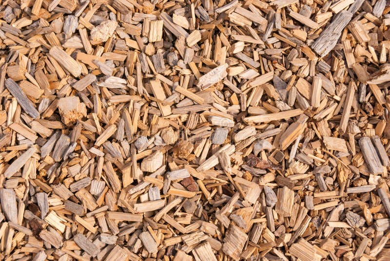 Wood Chips Close-up. Suitable for Background or Fill Stock Image ...
