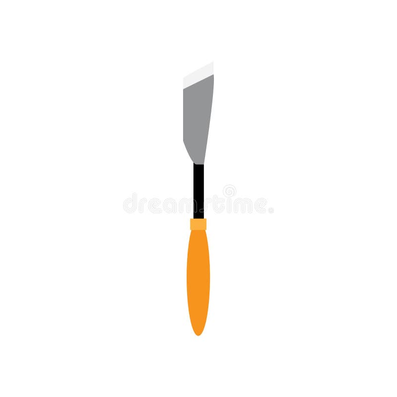 Wood chisel vector stock vector. Illustration of handmade - 197446769