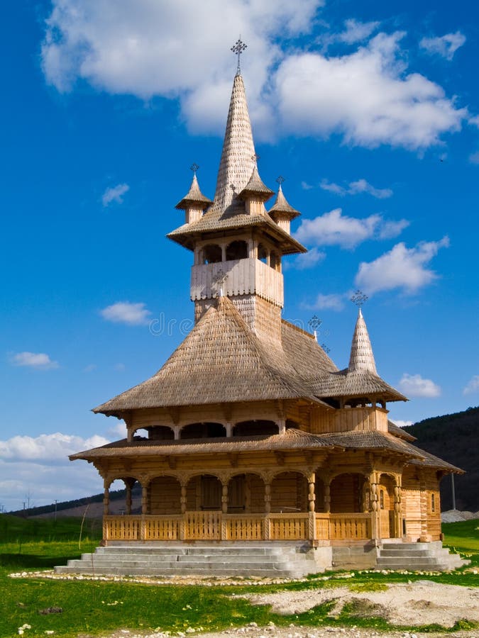 Wood Church Picture. Image: 4588891