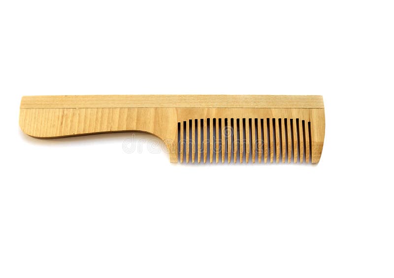 Comb is Isolated on a White Background Stock Photo - Image of grooming ...