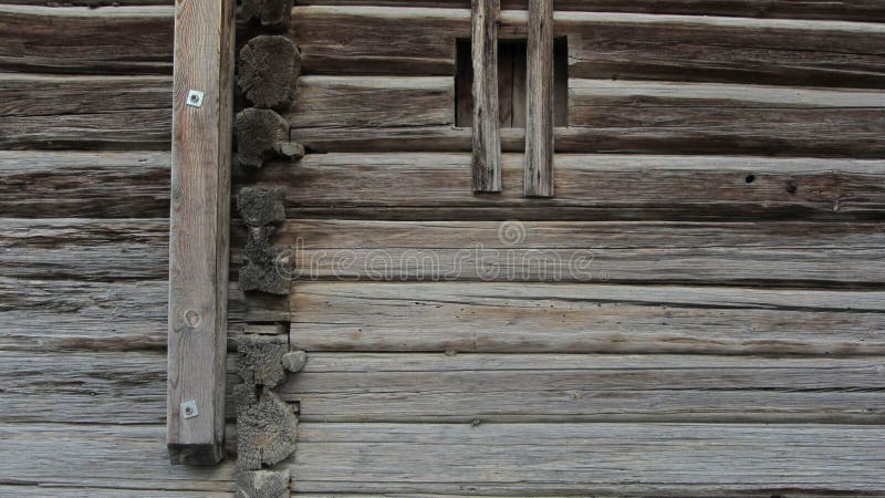 Wood Connection or Timber Joint on Log House Stock Photo - Image of ...