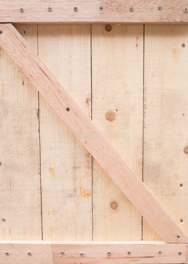 Wood Crate for Cargo Protection Package Stock Image - Image of brown ...