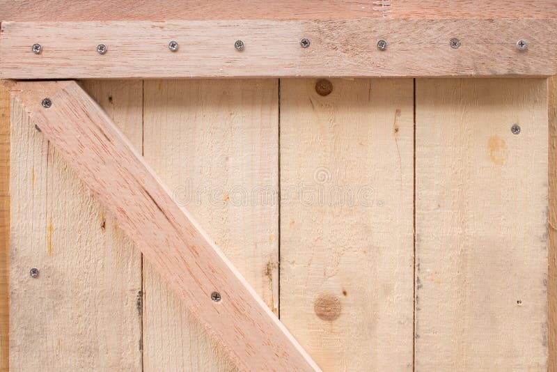 Wood Crate for Cargo Protection Package Stock Photo - Image of texture ...